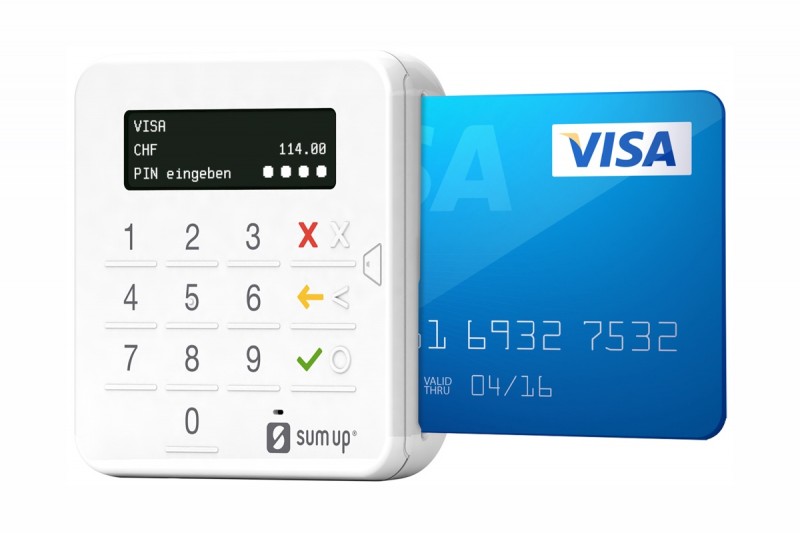 SumUp offers the first mobile POS system in Switzerland