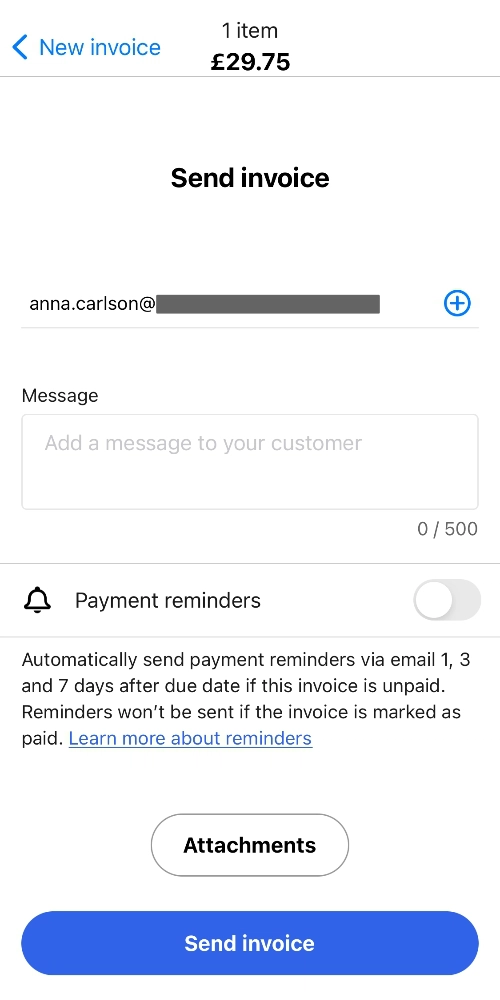 SumUp Invoices review: surprisingly complete, free system
