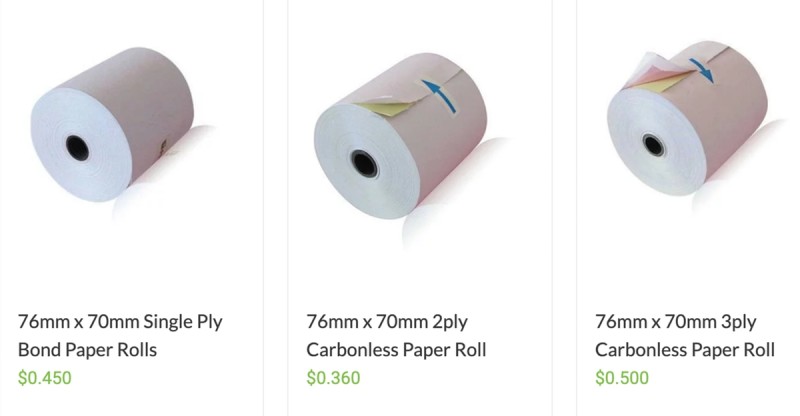 Different types of till rolls explained