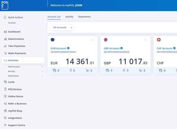 myPOS Review UK: Contract-Free Card Machines with E-Account