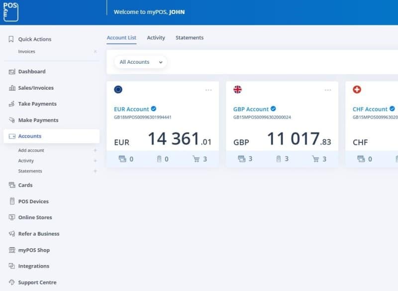 myPOS Review UK: Contract-Free Card Machines with E-Account